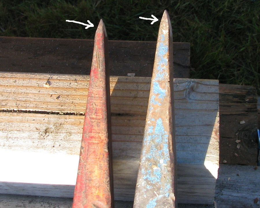 Photos - Splitting Wedge Regrind | BladeForums.com