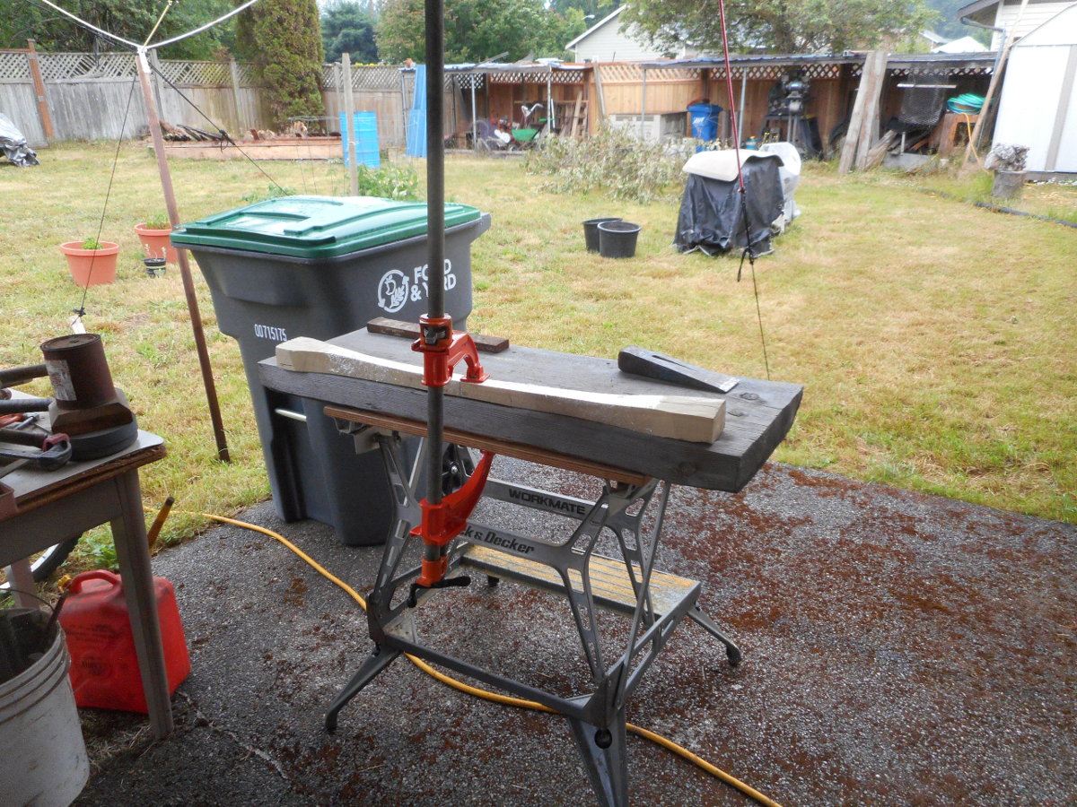 Hanging a replica 18th c. American axe | BladeForums.com